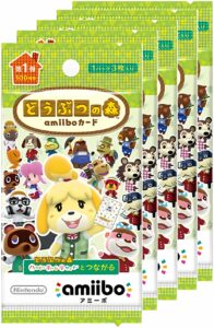 animal crossing card amiibo [animal crossing series] 5 pack set