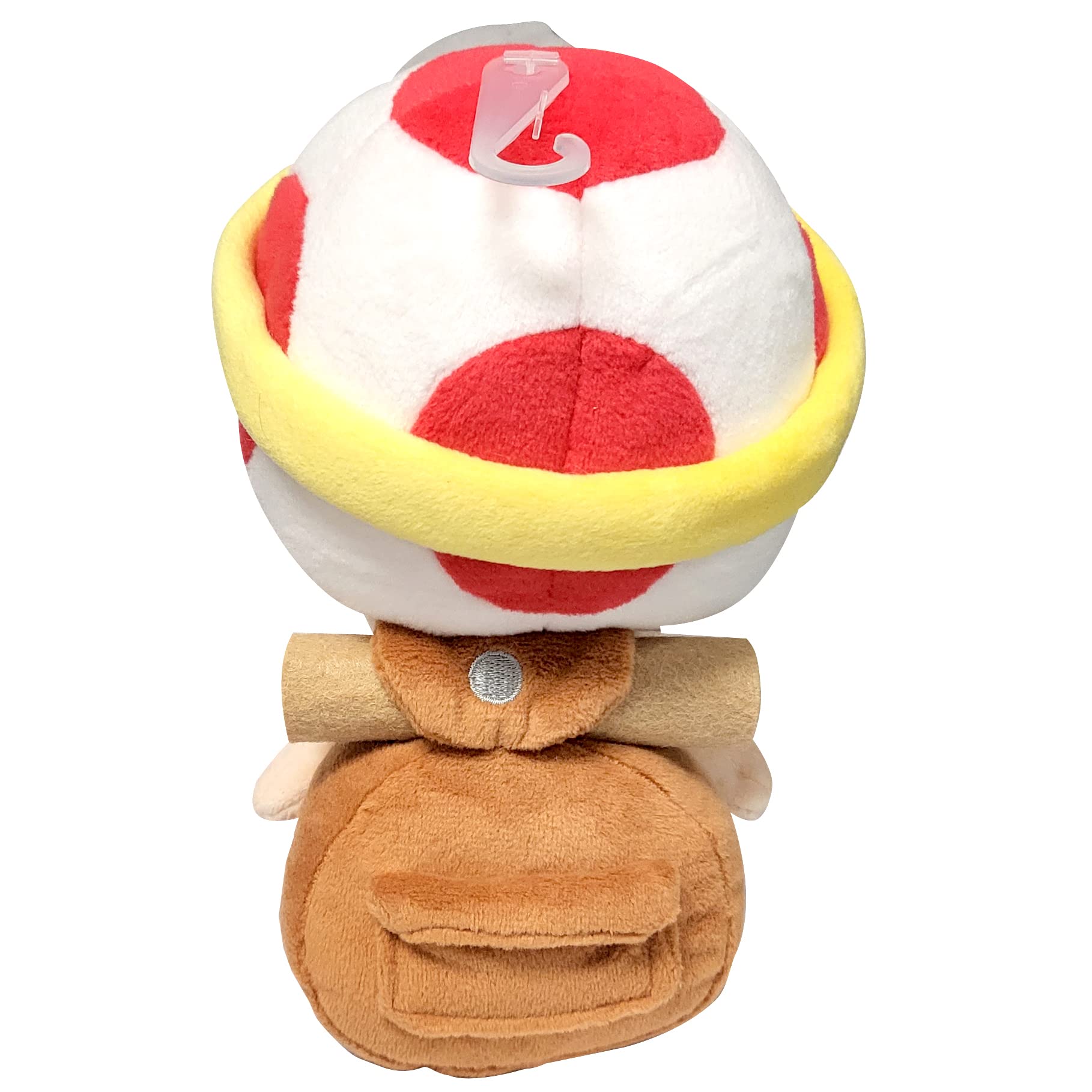 Little Buddy 1408 Super Mario Bros. Captain Toad Sitting Pose Plush, 6.5"