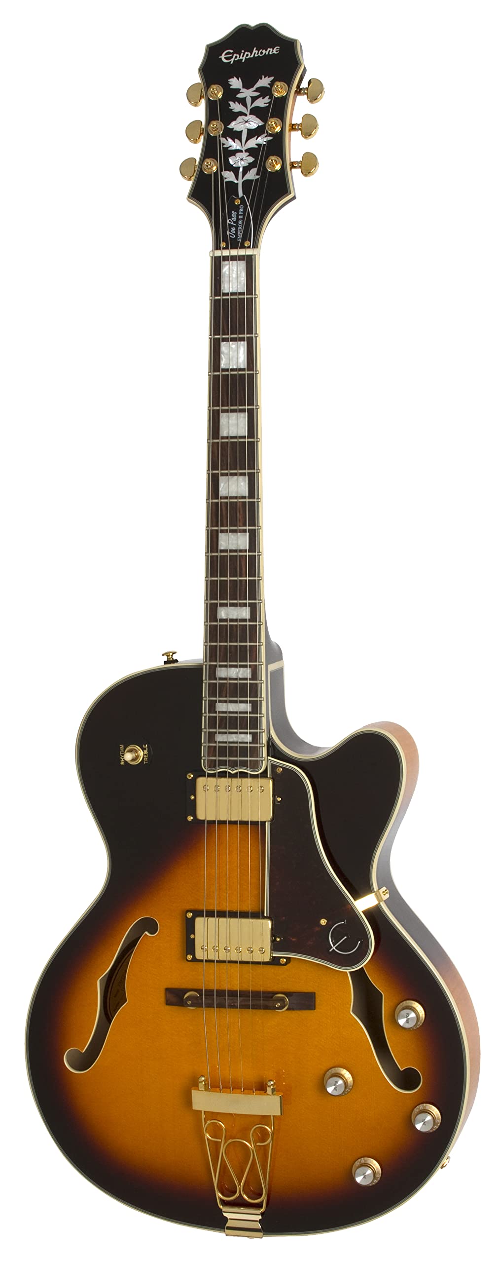 Epiphone Joe Pass Emperor II Pro Electric Guitar Vintage Sunburst