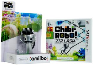 chibi-robo!: zip lash with chibi-robo amiibo bundle - nintendo 3ds bundle edition