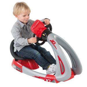 Smoby: V8 Driver, Kids Can Play and Develop Real Life Skills, Features Includes Back Lit Screen, Real Sounds and Mechanical Pedals, for Ages 3 and up