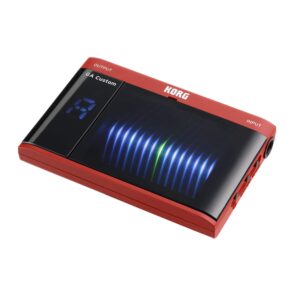 korg ga custom pocket tuner with 3d display, red (electro5hp73)