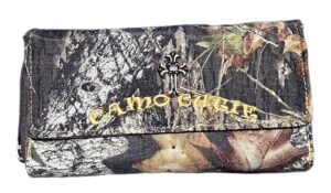 womens mossy oak camo wallet large tri fold camo wallet