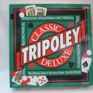 Cadaco Classic Tripoley Deluxe No. 301 1992 Edition with Plastic Tray