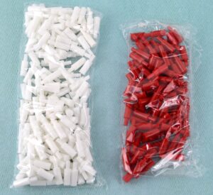 milton bradley battleship game replacement parts 168 white pegs & 84 red pegs complete set