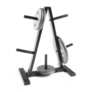 CAP Barbell 1-Inch Plate Tree Rack, Black