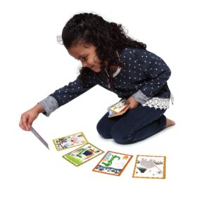 eeBoo: Create a Story Cards, Tell Me a Story, Volcano Island, 36 Cards Included in The Set, Encourages Imagination, Creativity and Story-Telling, for Ages 3 and up