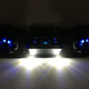 SD 4BBT2RGB -Polaris RZR Stereo System BT UTV Side by Side (2-6.5" Marine Speakers)