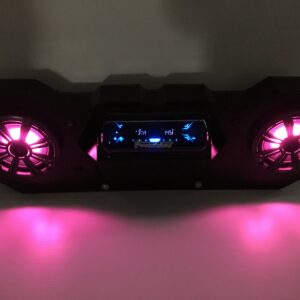 SD 4BBT2RGB -Polaris RZR Stereo System BT UTV Side by Side (2-6.5" Marine Speakers)