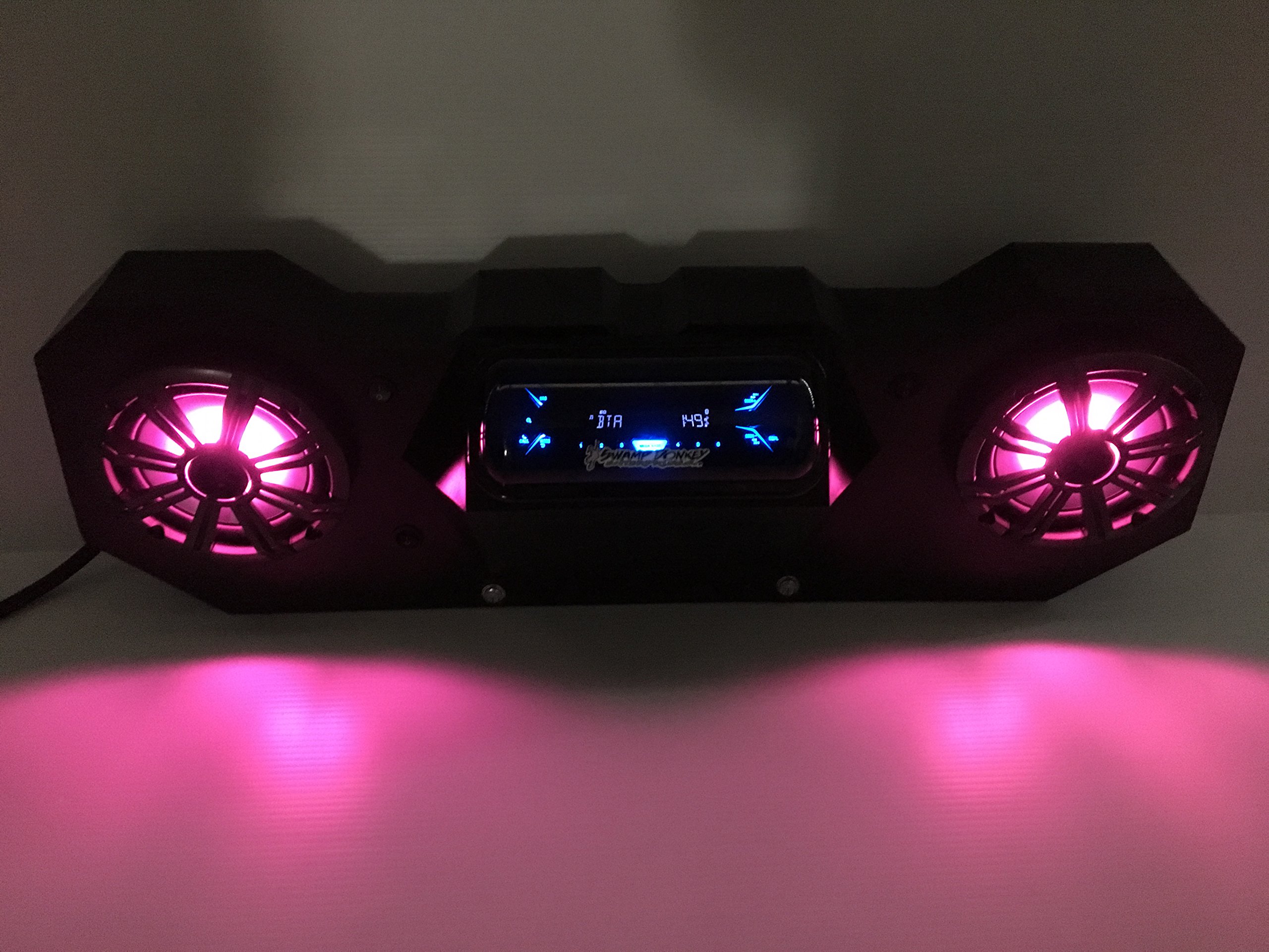 SD 4BBT2RGB -Polaris RZR Stereo System BT UTV Side by Side (2-6.5" Marine Speakers)