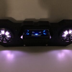 SD 4BBT2RGB -Polaris RZR Stereo System BT UTV Side by Side (2-6.5" Marine Speakers)