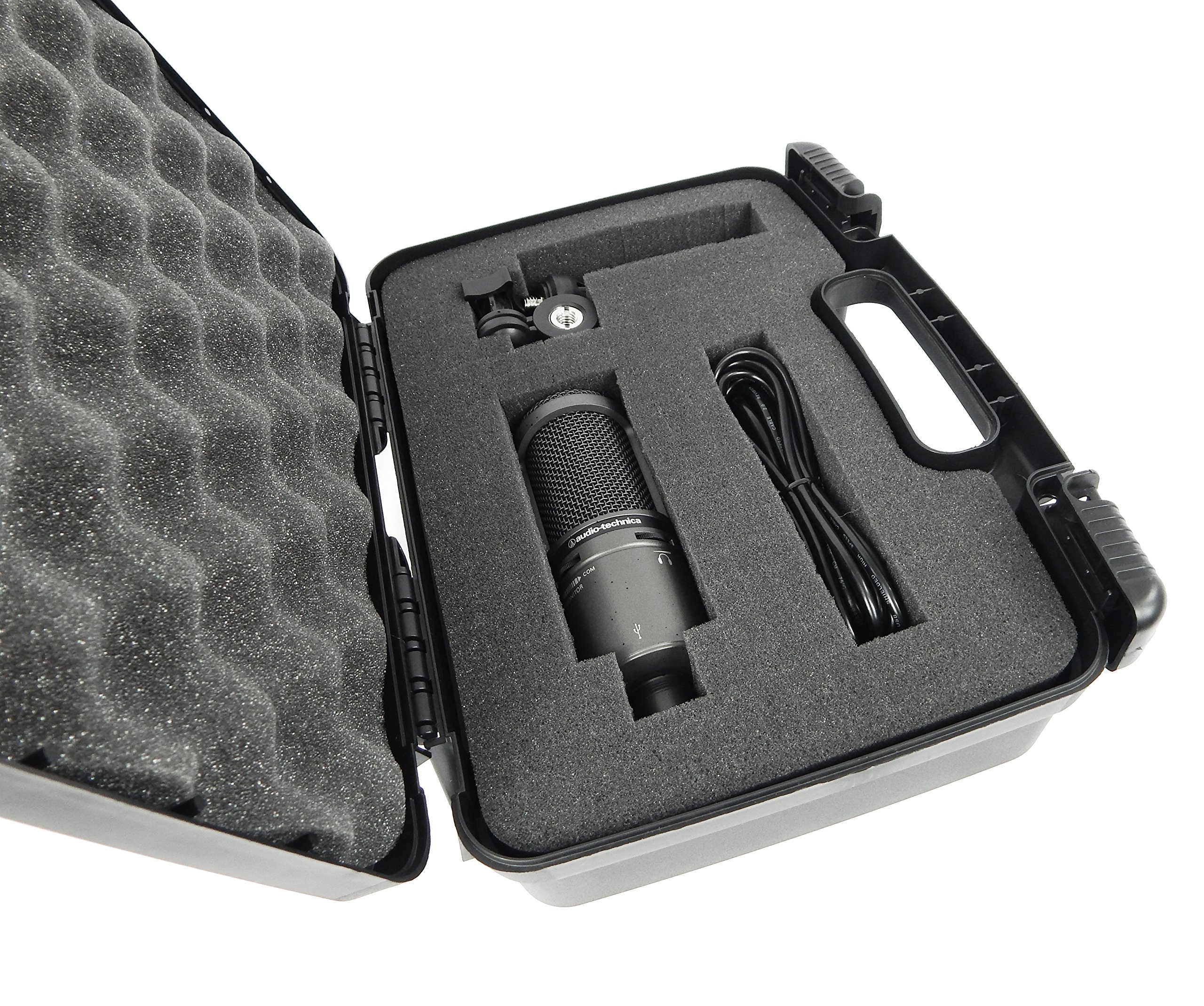 CASEMATIX Studio Microphone Case Compatible with Condenser, Capsule, Tube MXL Genesis, V67G, V69, 770, 990, 550, 551, 440, 4000, 5000, V67, V87, V250 and Accessories