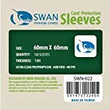 swan card sleeves (60x60mm) -160 pack, thin sleeves