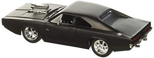 Jada 1:24 Fast & Furious - 1970 Dodge Charger Street Mat Black Vehicle