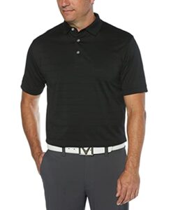 callaway mens short sleeve opti-dri™ performance polo (size small - 4x big & tall) golf shirt, black, large us