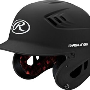 Rawlings | R16 VELO Baseball Batting Helmet | Senior (6 7/8" - 7 5/8") | Matte Black