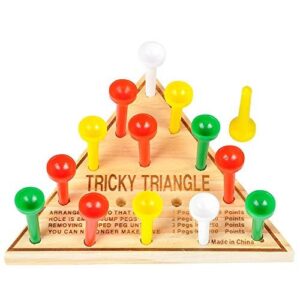 U.S. Toy Tricky Triangle Game - Travel Games, Assorted, MU845