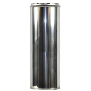 shasta vent 8" x 24" class a, all fuel, double wall, insulated, stainless steel chimney pipe 8" dia. x 24" length