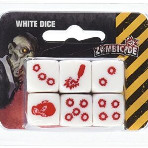 CMON Zombicide: 6 White Dice Board Game