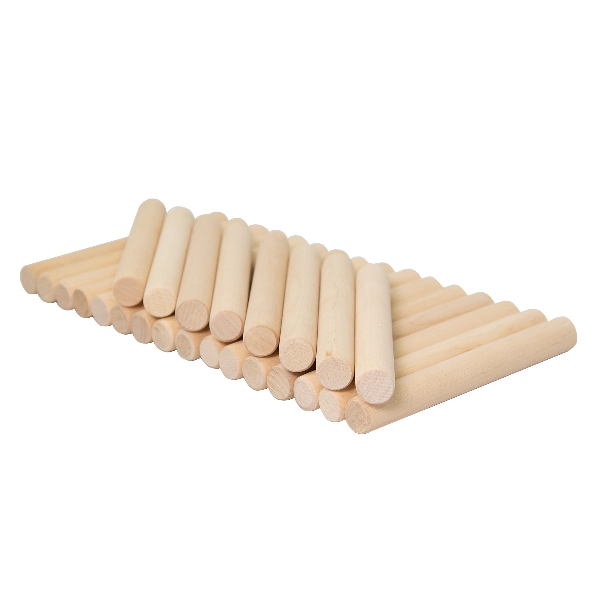 West Music BBSL6 6" Maple Lummi Sticks (12 Pairs) - Durable Classroom Percussion Tool for Kids - Ideal for Rhythm Learning & Group Activities.