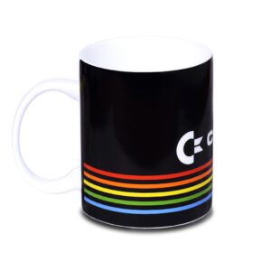 Logoshirt® Nerd I Commodore 64 I C64 Logo I Porcelain Coffee Mug 300 ml I Dishwasher & Microwave Safe I in Coloured Gift Packaging I Licensed Original Design