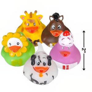 2" ALPHABET RUBBER DUCKIES