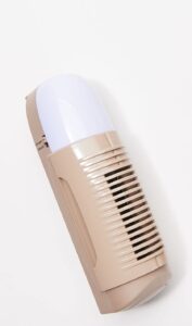 air innovations plug-in air purifier w/ nightlight v32990 tan