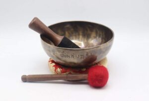 singing bowl nepal-8 inch full moon singing bowl - tibetan spiritual himalayan healing singing bowls - meditation, therapy, chakra healing - made in nepal