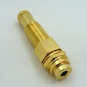 philmore 3.5mm panel mount stereo jack with gold plated metal housing : 45-399g (1)