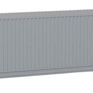 Walthers SceneMaster HO Scale Model of FedEx MultiModal (Gray, Purple) 53' Singamas Corrugated Side Container,949-8504