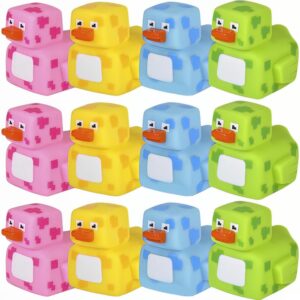 rhode island novelty 2" pixelated rubber duckies