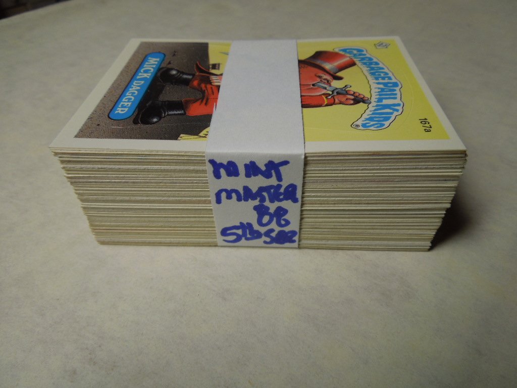 1986 Garbage Pail Kids cards series 5 complete set