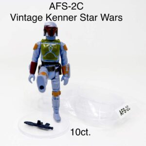 Star Wars Clear Action Figure Stands for Pre-1984 Vintage Quantity of 10