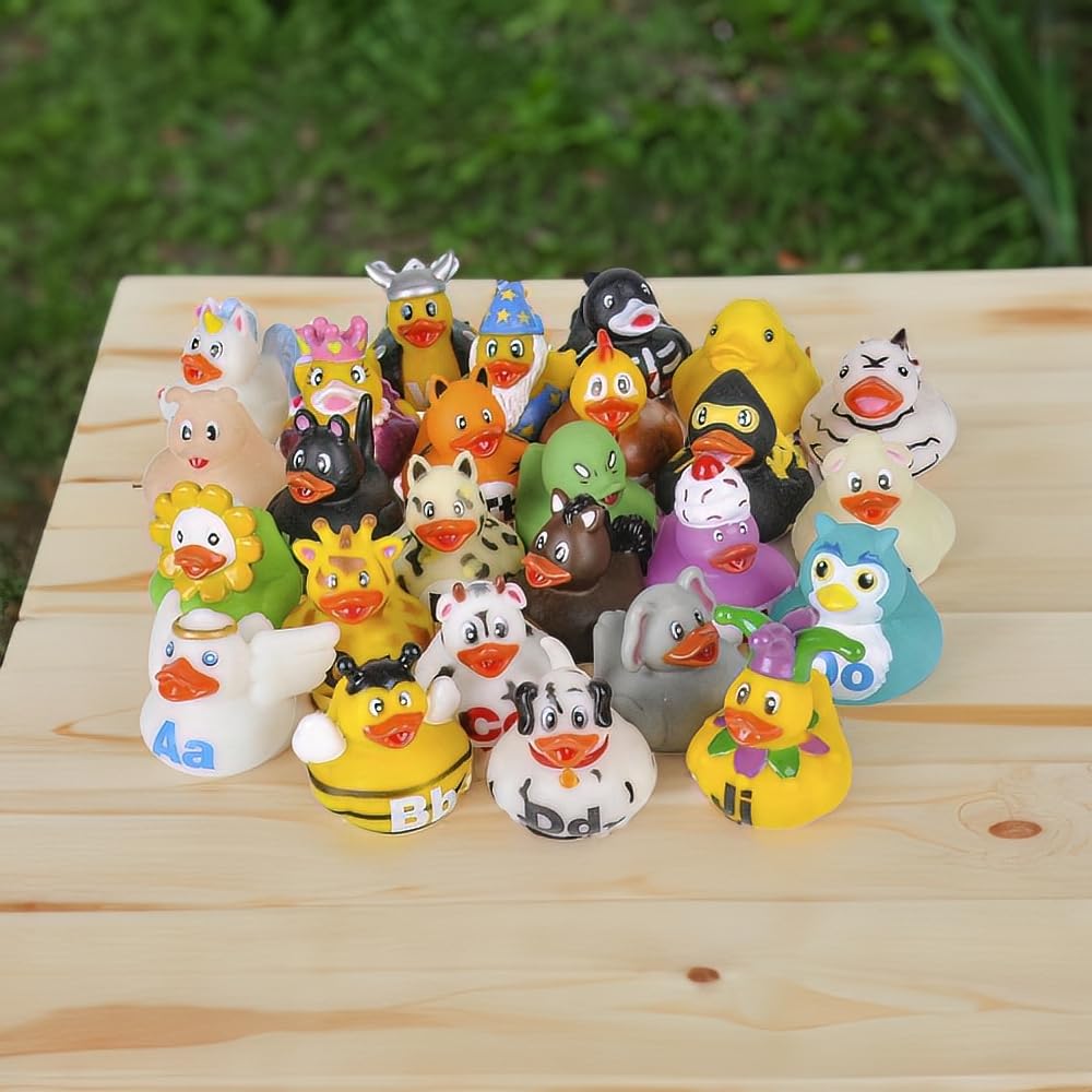 2" ALPHABET RUBBER DUCKIES