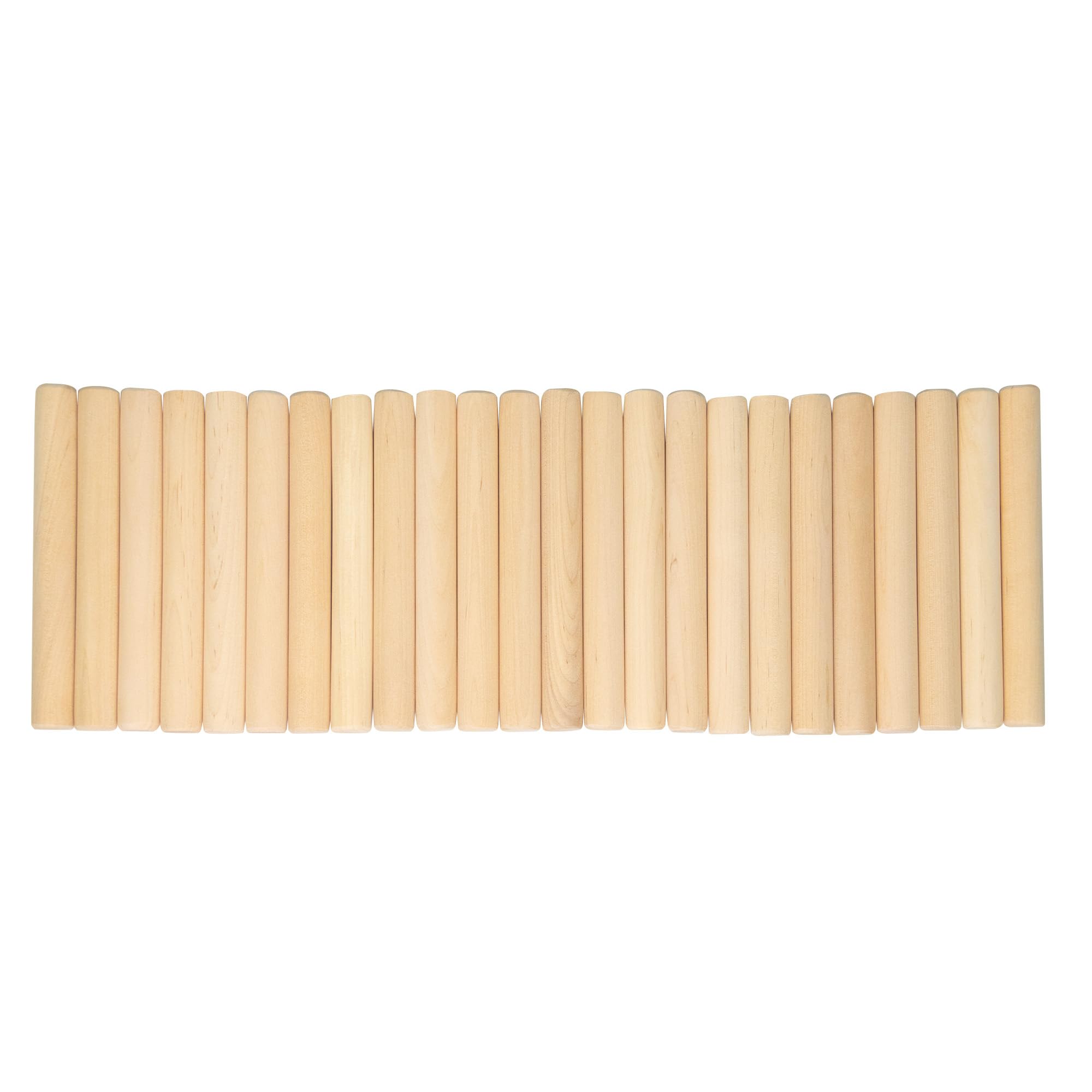 West Music BBSL6 6" Maple Lummi Sticks (12 Pairs) - Durable Classroom Percussion Tool for Kids - Ideal for Rhythm Learning & Group Activities.