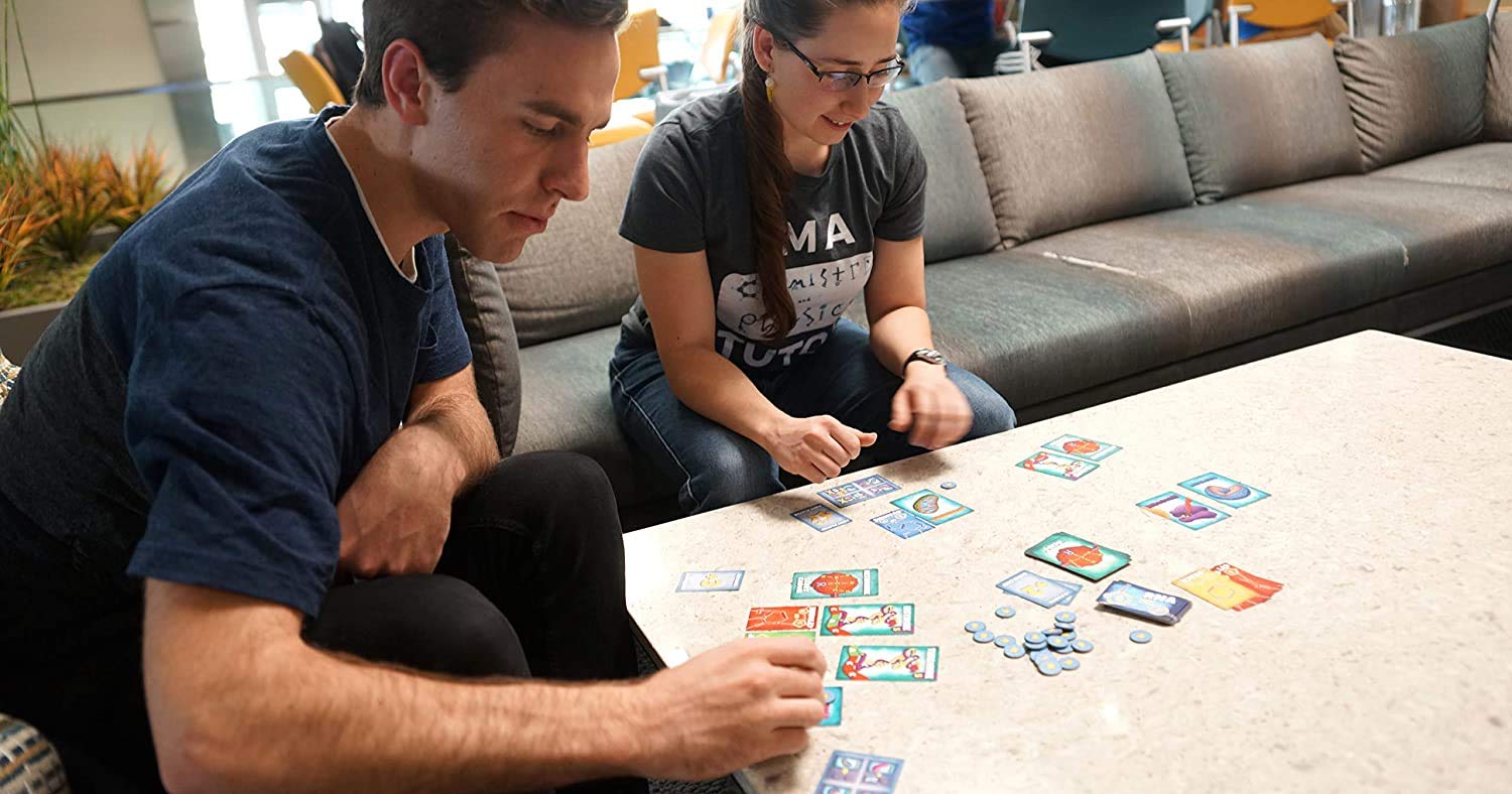 Genius Games Peptide: A Protein Building Game | A Strategy Card Game with Accurate Science for Gamers and Teachers | Teaches Amino Acids, mRNA, Organelles