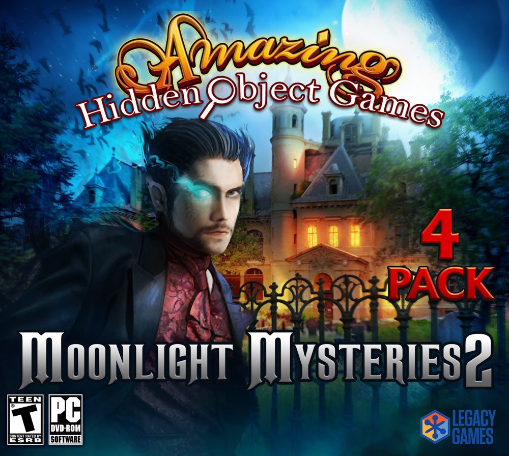 Moonlight Mysteries 2: Amazing Hidden Object Games (4 Pack)