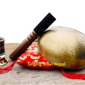 Singing Bowl Nepal-6" Tibetan Buddhist Hand Beaten Throat Chakra G Note Singing Bowl From Nepal, Release Your Inner Peace