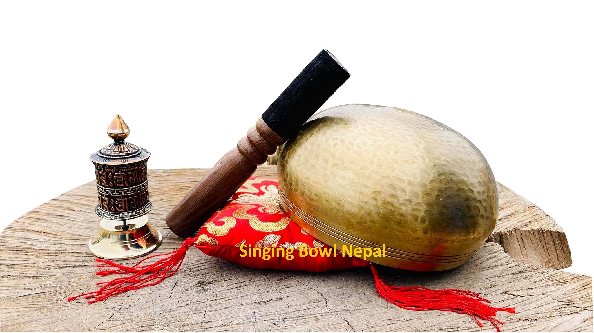 Singing Bowl Nepal-6" Tibetan Buddhist Hand Beaten Throat Chakra G Note Singing Bowl From Nepal, Release Your Inner Peace