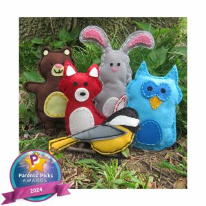 CraftLab Woodland Animals Kids Sewing Kit, Educational Beginner Arts & Crafts Gift for Boys and Girls Ages 7 to 13 DIY Learn to Sew Embroidery