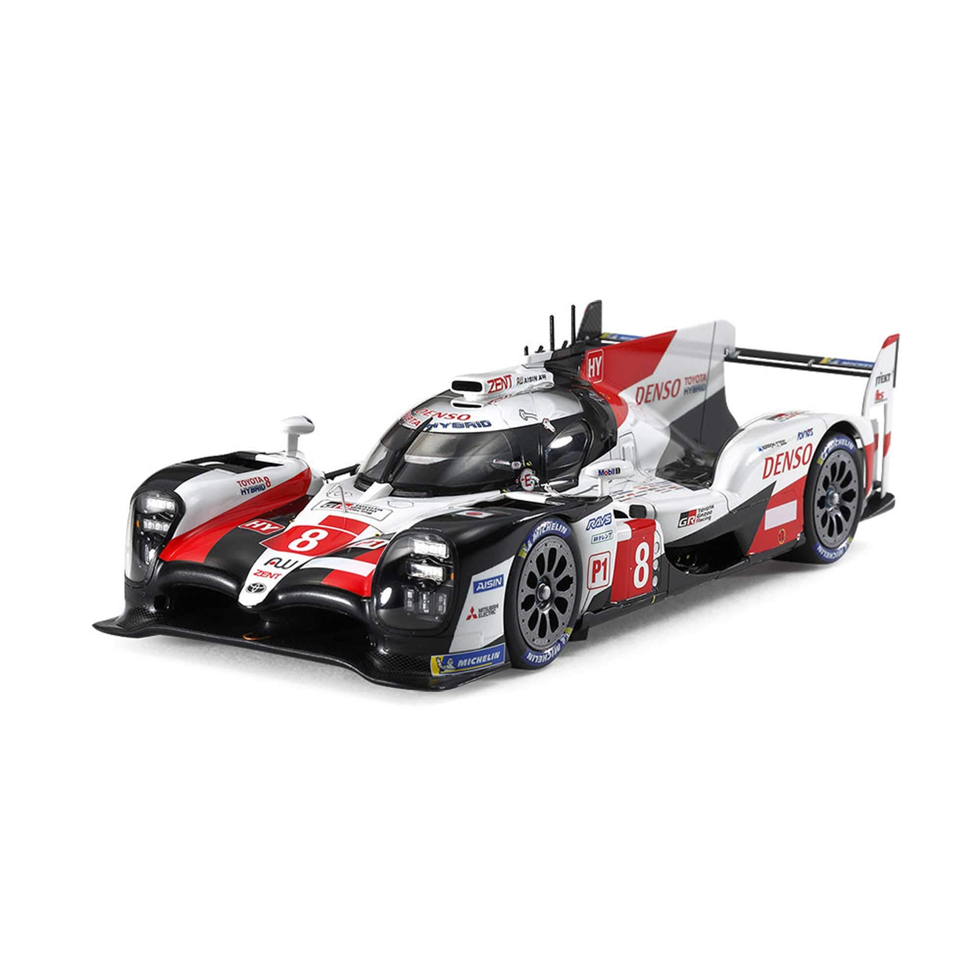 Tamiya 25421 1:24 Toyota G.R. 2019 TS050 Hybrid LM, Faithful Replica, Plastic kit, Crafts, Model kit, Assembly, unpainted