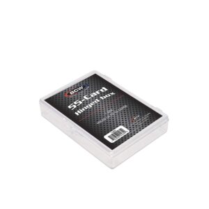 bcw 1-hb55 hinged trading card box - 55 count