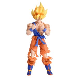 bandai tamashii nations dragon ball z super saiyan goku super warrior awakening s.h. figuarts action figure