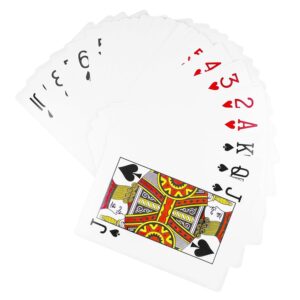 Super Z Outlet Giant Jumbo Deck of Big Playing Cards Fun Full Poker Game Set - Measures 8-1/4" x 11-3/4"