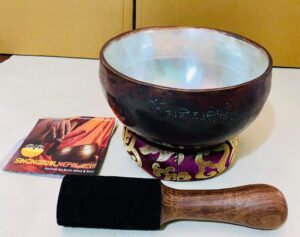 sacral chakra and the sexual chakra d note auntic hand hammered tibetan meditation singing bowl 6.5 inches - yoga old bowl by singing nepal