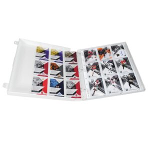 UniKeep Football Themed Trading Card Collection Binder with 20 Nine Pocket Trading Card Pages. Additional Pages Can Be Added.