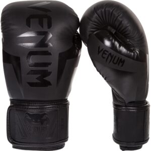 venum unisex adult elite training-boxing-gloves, black, 16 oz us