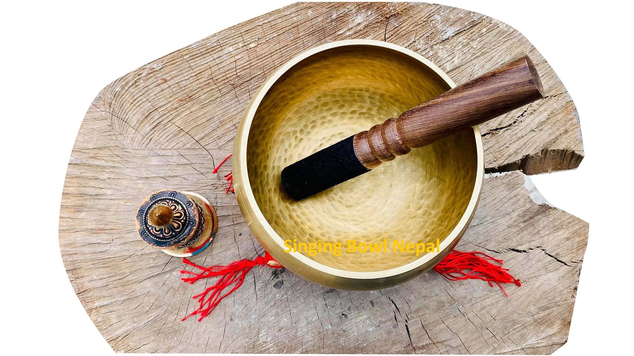 Singing Bowl Nepal-6" Tibetan Buddhist Hand Beaten Throat Chakra G Note Singing Bowl From Nepal, Release Your Inner Peace