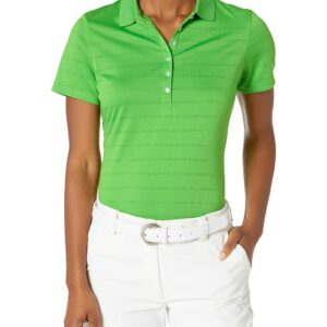 Callaway Womens Short Sleeve Opti-dr Performance Polo (Size Small 3x Plus) Golf-shirts, Vibrant Green, X-Large US