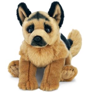 bearington chief the german shepherd stuffed animal, 13 inch stuffed dog